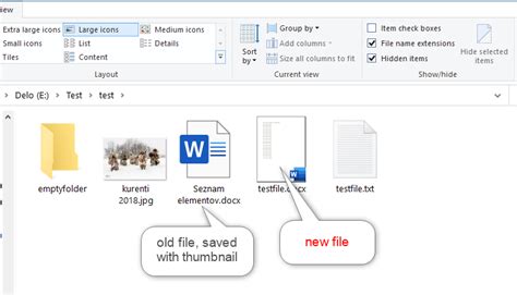 Ms 365 Files Word Excel Ppt No Thumbnails In Windows Explorer