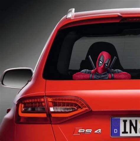 Deadpool Peeper Superhero Vinyl Sticker Car Decal Uk Post Only £350