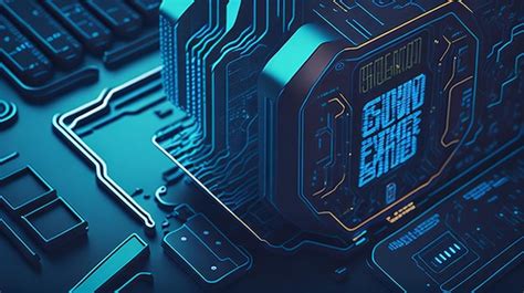Premium Ai Image Technology Background