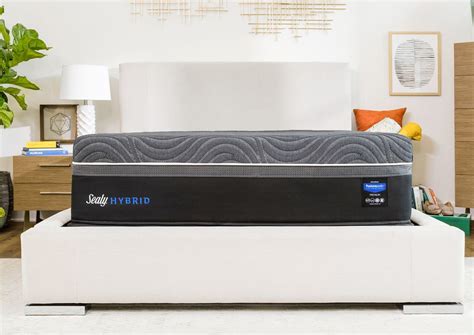 Sealy Hybrid Premium Silver Chill Firm Mattress Queen Size Home