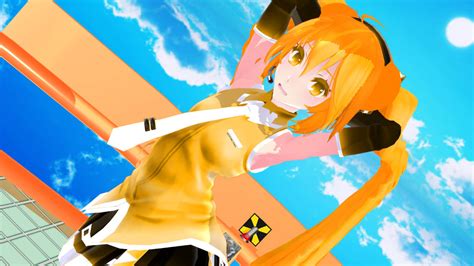 Mmd Hip Sway Dance Orange Miku By Magentacordia On Deviantart
