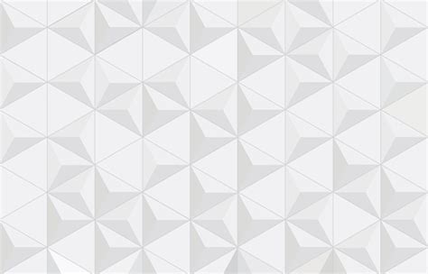 삼각형이있는 추상기하학적 흰색과 회색 배경 벡터 그림입니다 3차원 형태에 대한 스톡 벡터 아트 및 기타 이미지 3차원 형태 타일 0명 Istock