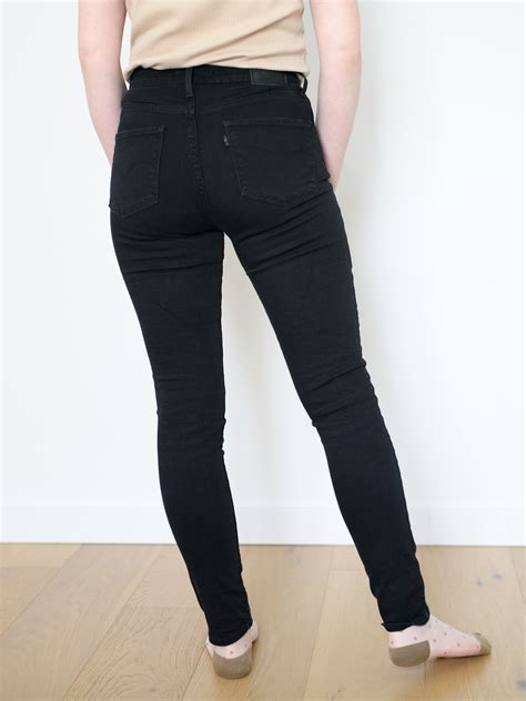 Levi's 721 high rise skinny czarne - Vintage Vault Store