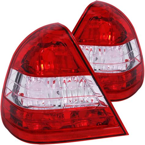 Anzo 1994 2000 Mercedes Benz C Class W202 Taillights Redclear Am