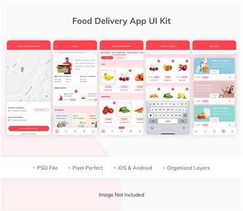 Delivery Ui Kit Psd High Quality Free Psd Templates For Download