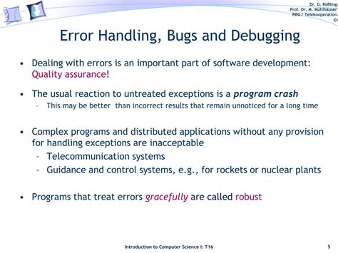 Ppt Introduction To Computer Science I Topic 16 Exception Handling
