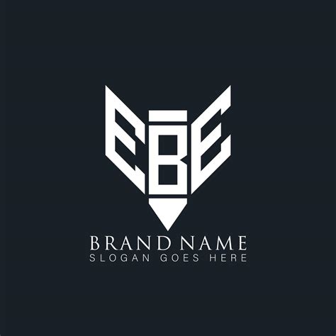 Ebe Letter Logo Ebe Creative Monogram Initials Letter Logo Concept Ebe Unique Modern Flat