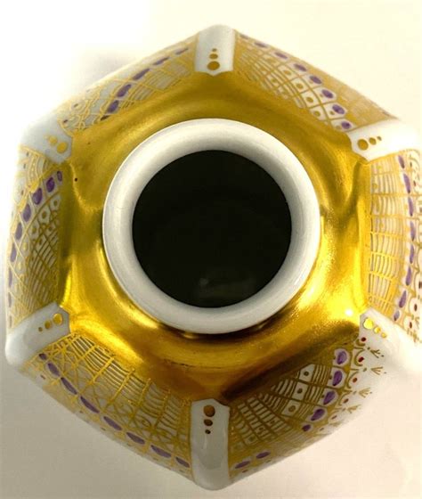 代購代標第一品牌－樂淘letao－希少 極美品 マイセン アラビアンナイト六角形茶壷 蓋付壷 千夜一夜物語 リーフポット キャニスター 飾壷