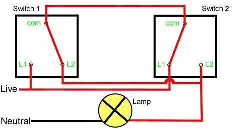Two Way Switch Circuit Diagram