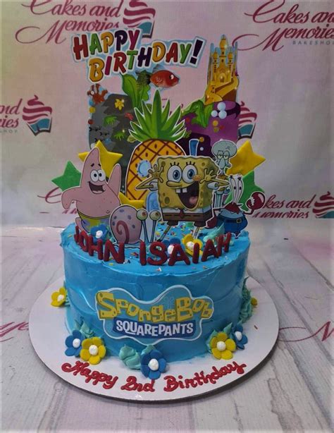 Spongebob Round Cake