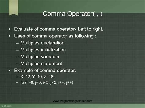Operator In C Programming PPTX Programming Languages Computing