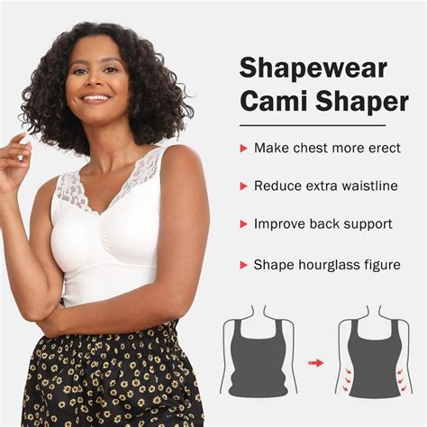 Joyshaper Womens Camisoles With Built In Bra Shapewear Tank Tops For