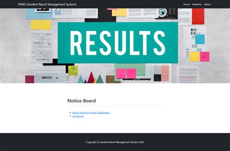 Student Result Management System In Php Student Result Management Project