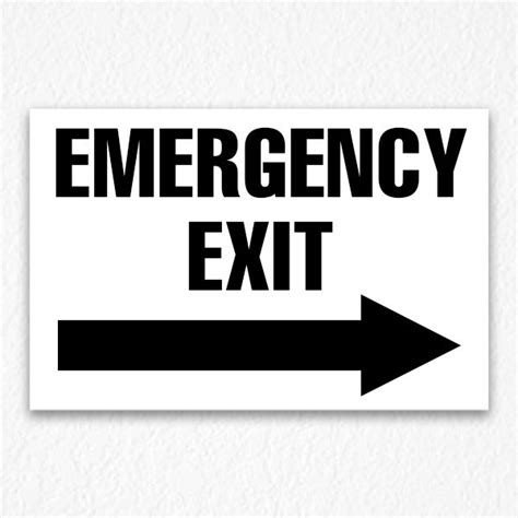 Emergency Exit Only Sign HPD Signs NYC