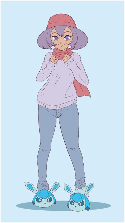 Glaceon And Sina Pokemon And More Drawn By Drawfag Danbooru