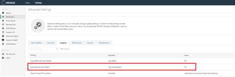 How To Enable Verbose Scan Detail Logging In Nessus