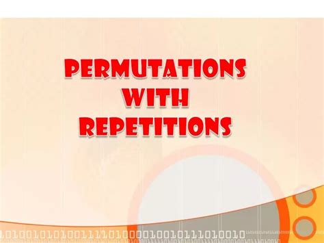 PPT Permutations With Repetitions PowerPoint Presentation Free Download ID