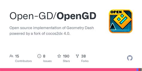 Github Open Gdopengd Open Source Implementation Of Geometry Dash