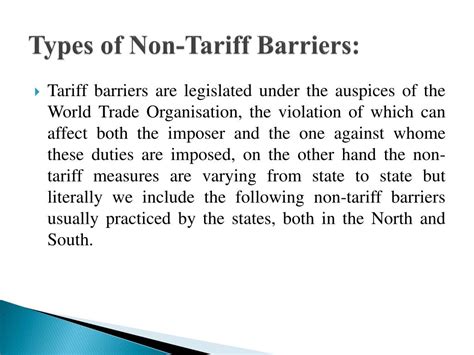 Ppt Tariff And Non Tariff Barriers Powerpoint Presentation Free
