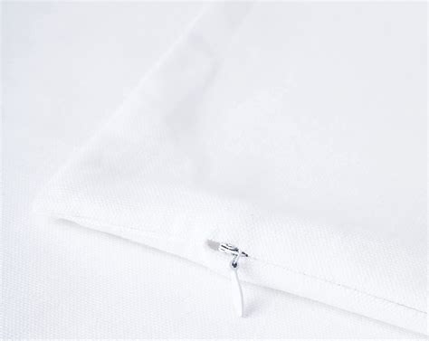 Декоративни калъфки за възглавници бяло 2 бр