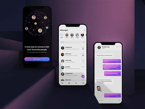 Chatting Mobile App Design On Behance