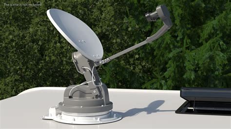 Automatic Multi Satellite Tv Antenna 3d Model 49 3ds Blend C4d
