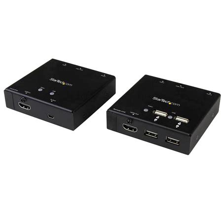 Startech St Usbhd Ft Hdmi Extender With Port Usb Hub P