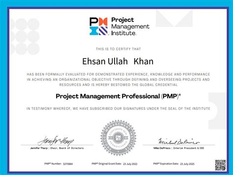 Pmpcertification Ehsan Ullah Khan