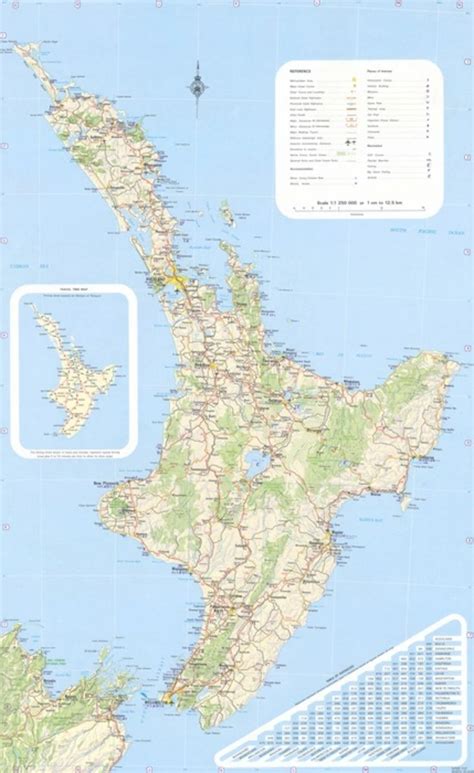 Touring Map Of North Island New Zeal Items National Library Of