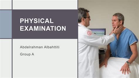 Physical Examination Techniques A Medical Overview