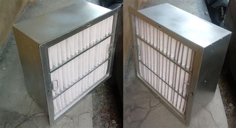 White Leading Supplier Of Ahu Air Handling Unit Filter In Chennai