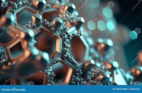 Microscopik View Of A Nanorobot Futuristic Concept Of Nanoid Robotics Nanotechnology Close Up