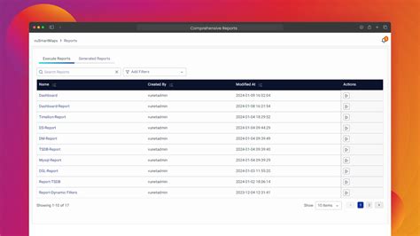 Comprehensive Reports Vunet Docs