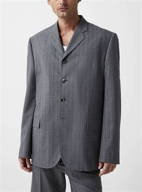 Pure Virgin Wool Oversized Jacket Moschino Shop Mens Designer