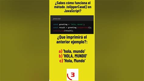 ¿sabes Cómo Funciona Touppercase En Javascript 🤔 Javascript