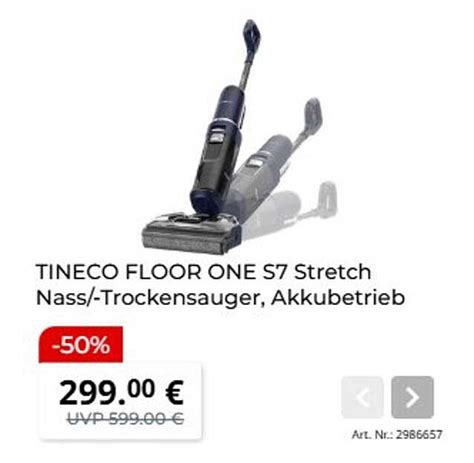 Tineco Floor One S7 Stretch Nass Trockensauger Akkubetrieb Angebot