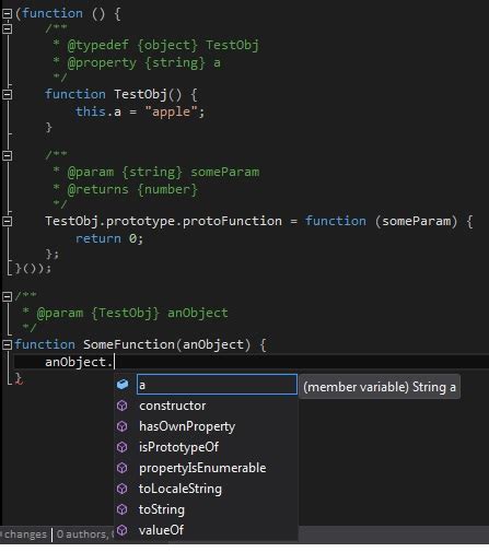 Javascript How To Document Prototype Functions In Iifes In Vs2015