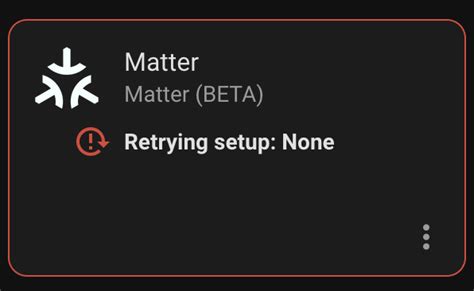 can t start matter addon · issue 263 · home assistant libs python