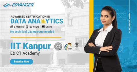 Data Analytics Course Iit Kanpur Advanced Certificate Edvancer