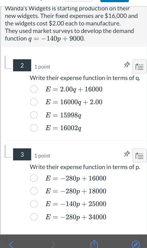 Solved Wandas Widgets Is Starting Production On Their New Widgets