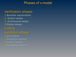 V Model PPT