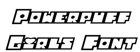Powerpuff Girls Font Dafontstyle