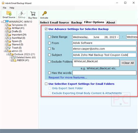 Advik Zoho Mail Backup Tool 80 Off Coupn Code 2025