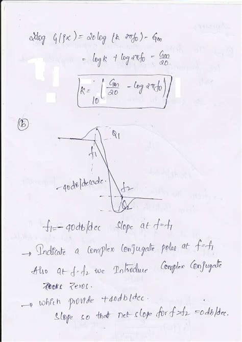 Solved Derive Analytical Expressions For The Low Frequency Asymptotes Course Hero
