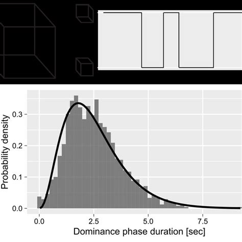 Perception Of Necker Cube Stimulus A Necker Cube B Schematic Time Download Scientific