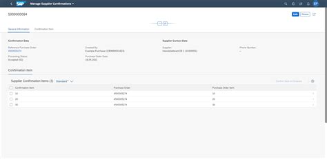 Manage Supplier Confirmations Within Sap S4hana Sap Community