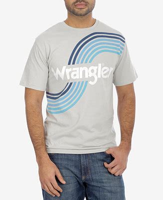Wrangler Mens Logo Graphic T Shirt Macys