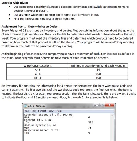 Exercise Objectives Use Compound Conditionals