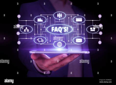 Word Writing Text Faq Business Photo Showcasing A List Of Questions And Answers Relating To A