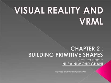 Visual Reality And Vrml Assignment Presentation Pdf